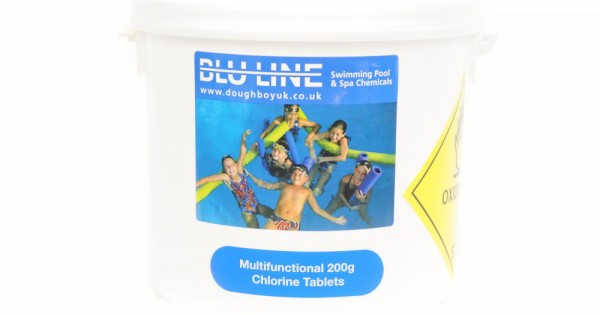 BLU LINE 200G LARGE MULTIFUNCTIONAL CHLORINE TABLETS